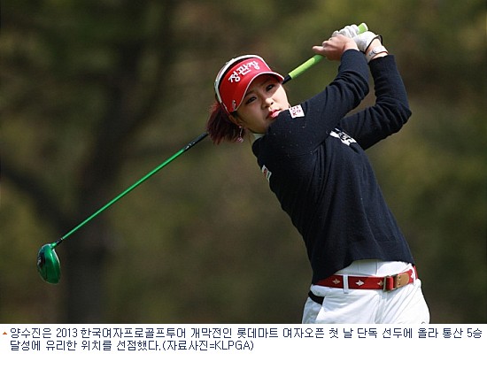 양수진, 2013 KLPGA 개막전 첫 날 선두 - 노컷뉴스