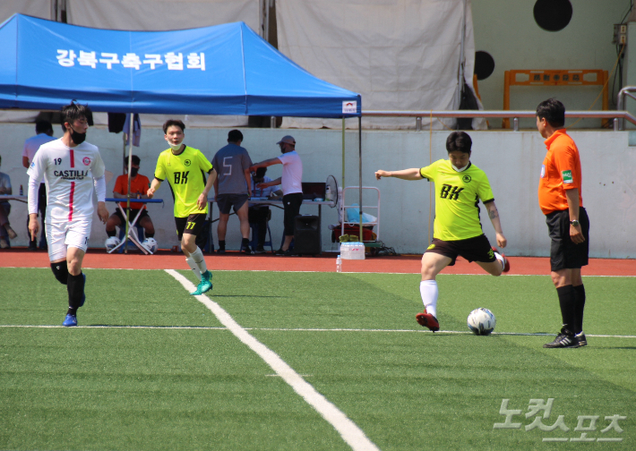 [포토]K7리그 4라운드, '골 잔치', BK vs 카스티야FC - 노컷스포츠