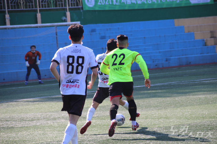[포토]K7리그 4라운드, '역전에 역전' YK FC vs GM FC - 노컷스포츠