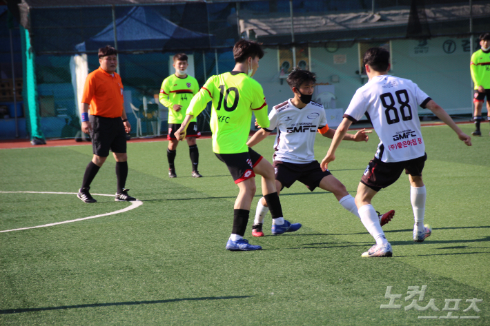 [포토]K7리그 4라운드, '역전에 역전' YK FC vs GM FC - 노컷스포츠
