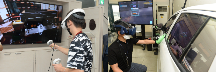 [영상]가상현실(AR/VR) 콘텐츠로 직업훈련 한 발달장애인들 취업 성공 - 노컷뉴스