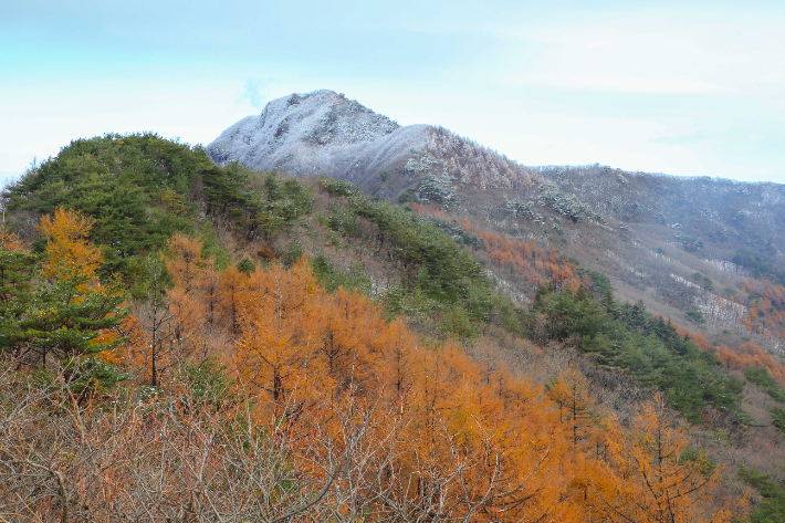 지리산 단풍 절정에 설경까지 '장관' - 노컷뉴스